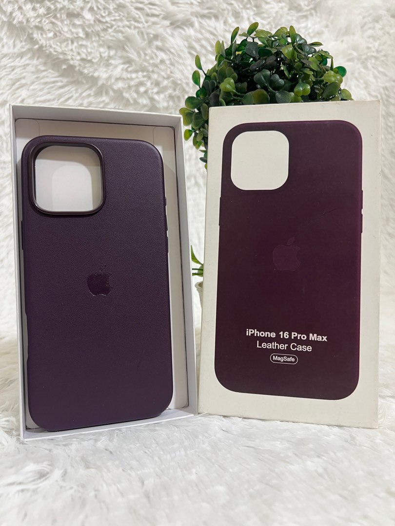 iPhone 16 Pro Max Magsafe Leather Cases, Mobile Phones & Gadgets ...