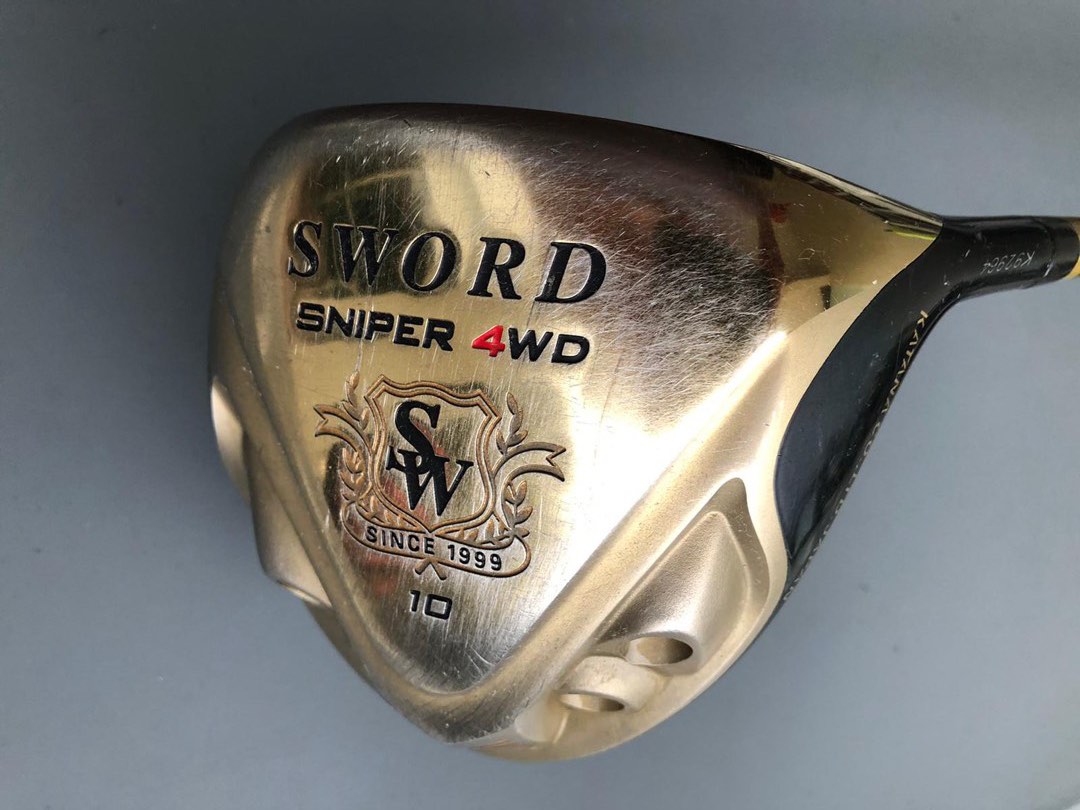 Katana Sword Driver Sniper 4WD 10 degree with Tour AD Shaft SR Flex ...