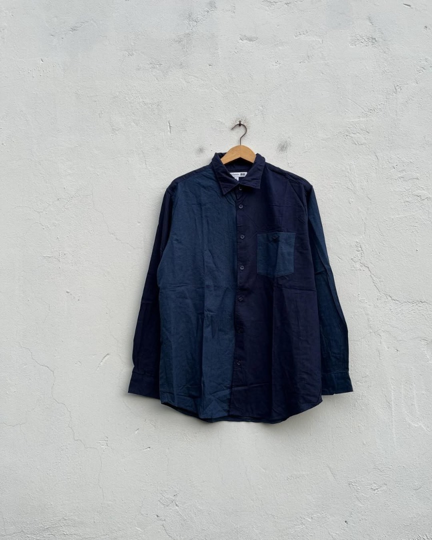 kemeja collab JWANDERSON X UNIQLO 2 tone colour original cakep banget ...