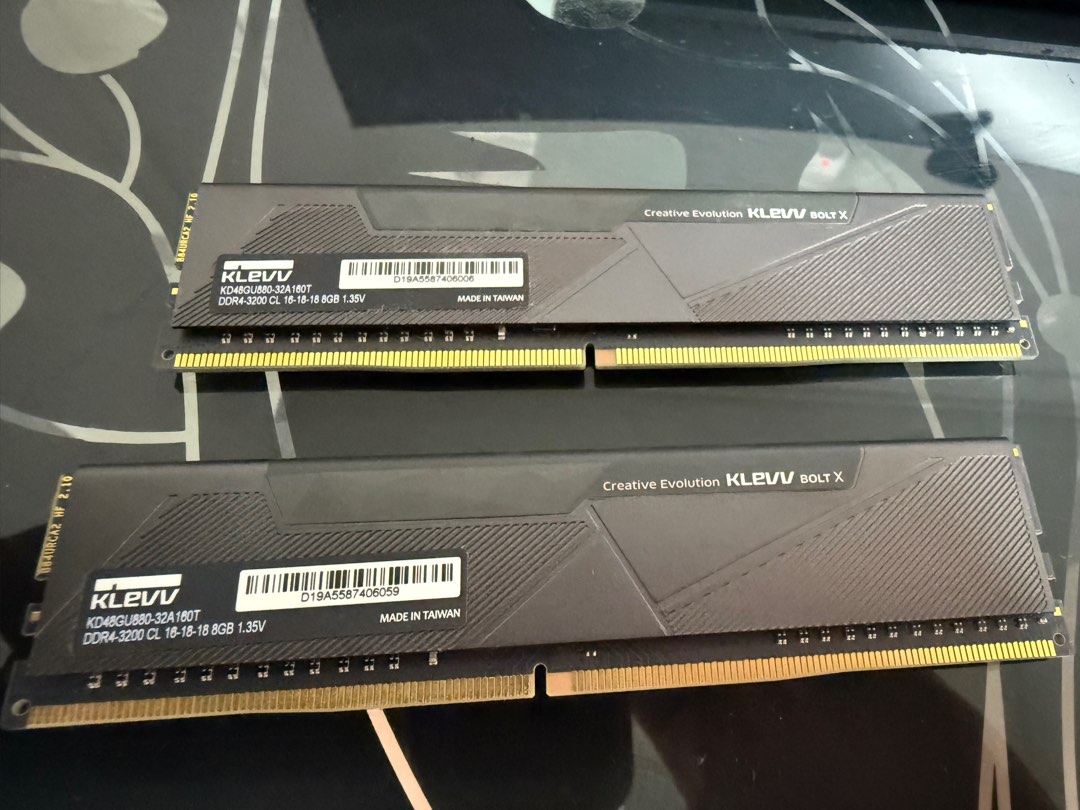 Klevv ram stick ddr4 2x 8gb 1.35v, Computers & Tech, Parts ...
