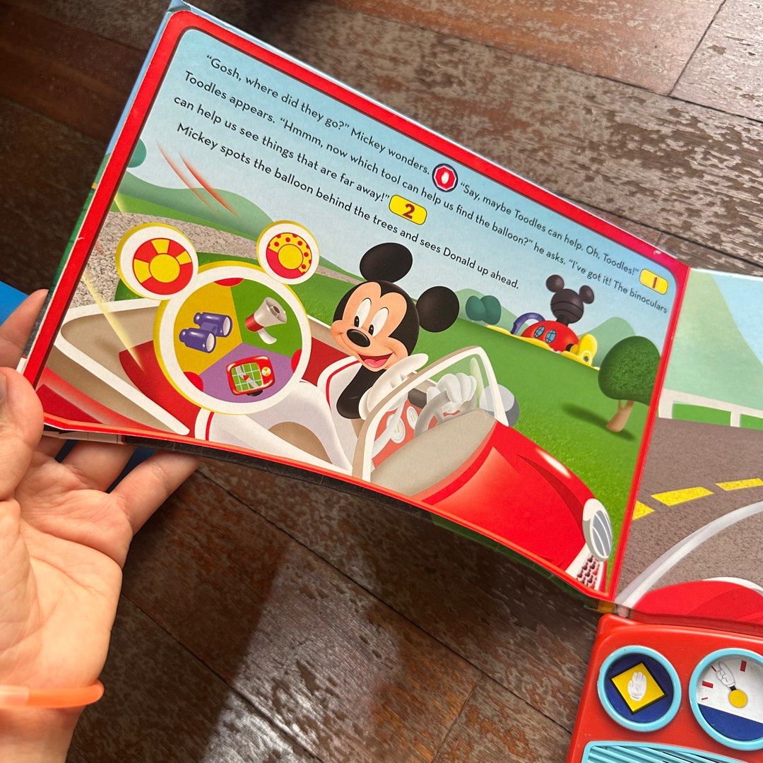 Large Disney Mickey Mouse Wheel Baby Children Kid Toddler The Great ...