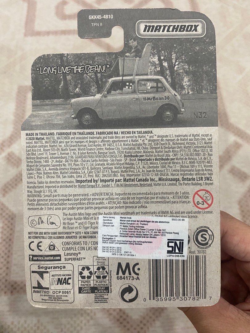 Matchbox Mr Bean, Hobbies & Toys, Toys & Games on Carousell