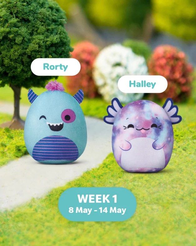 McDonalds Squishmallow Happy Meal Toy: Halley, Hobbies & Toys ...
