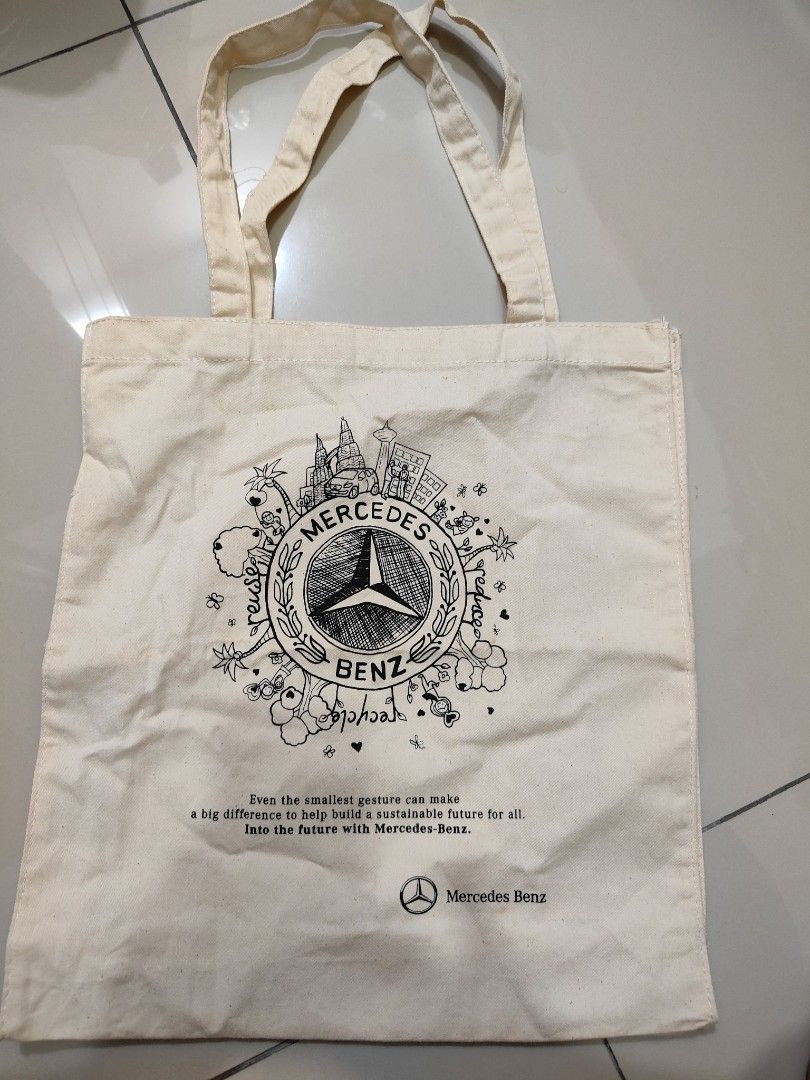 Mercedes Benz Canvas Tote Bag, Hobbies & Toys, Collectibles ...