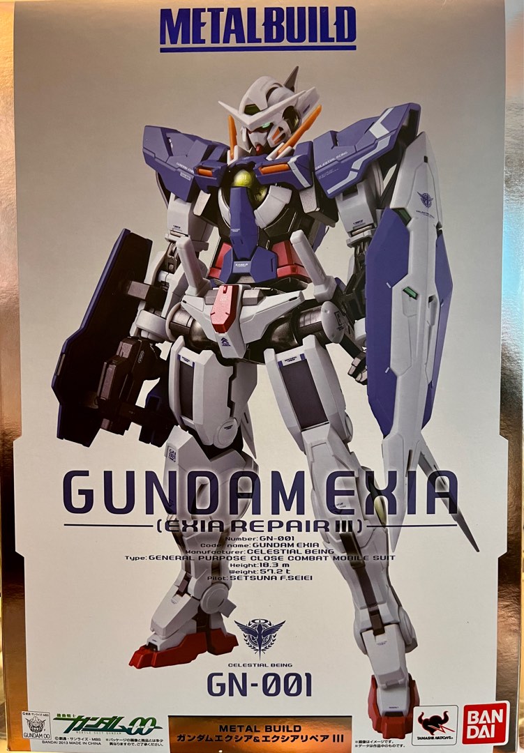 Metal Build Gundam Exia (Exia Repair III) GN-001, 興趣及遊戲, 玩具 & 遊戲類 - Carousell