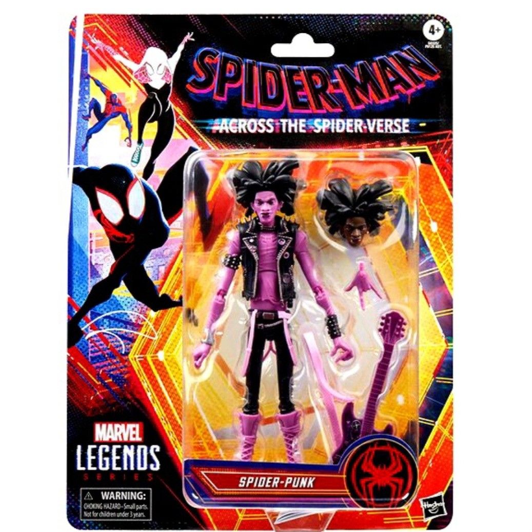 MISB Marvel Legends Spiderman Spider-Punk Hasbro Spider-Man Across The ...