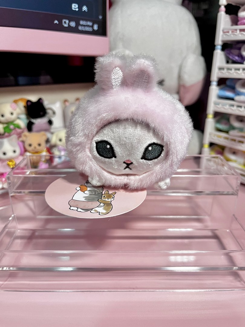 Mofusand Pink Bunny Plush Mochi, Hobbies & Toys, Toys & Games on Carousell