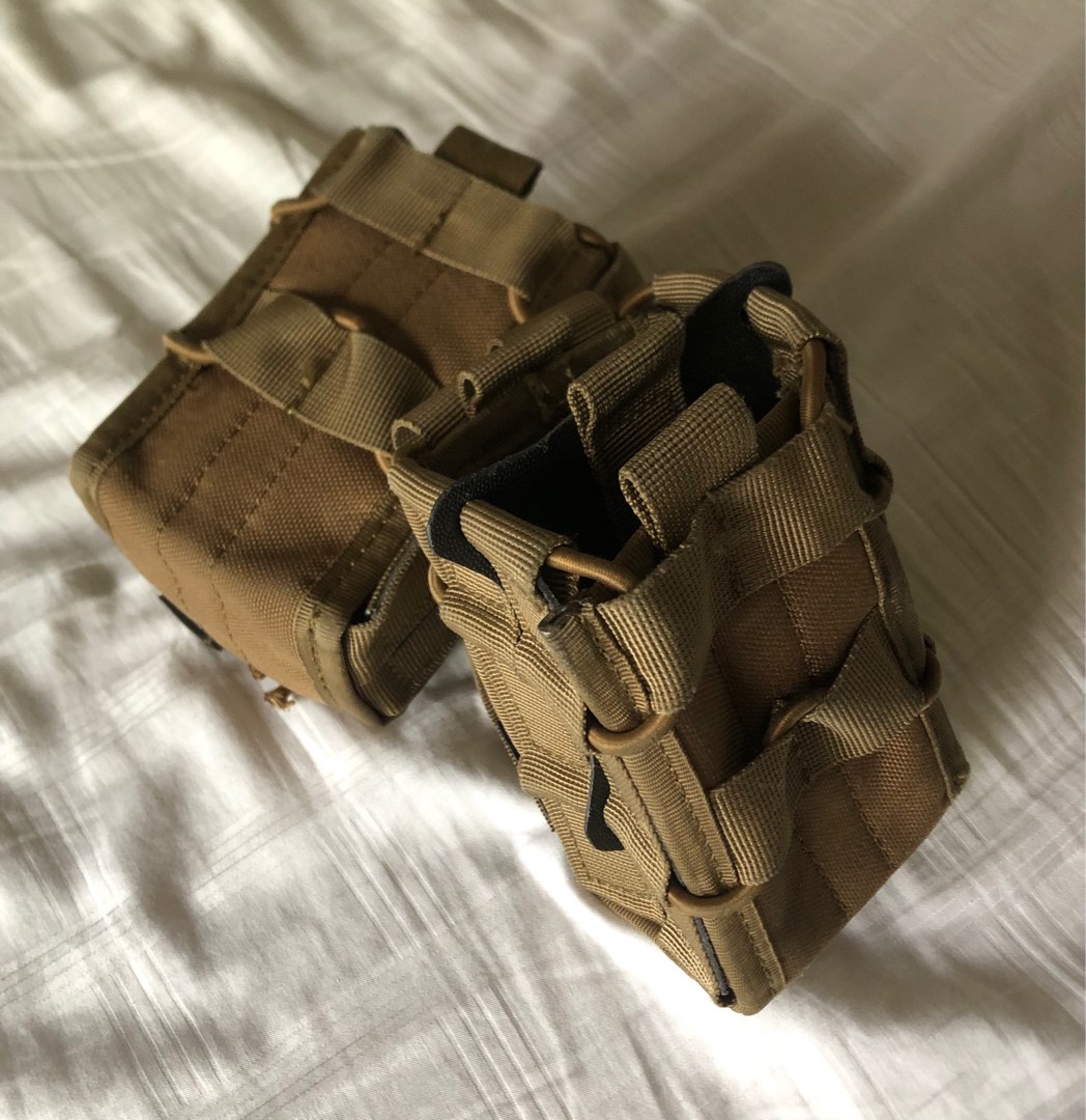Molle double stack magazine pouch, Sports Equipment, Sports & Games ...