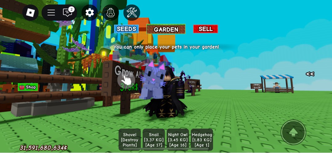 Moon cat gag ( grow a garden), Video Gaming, Video Games, Others on ...