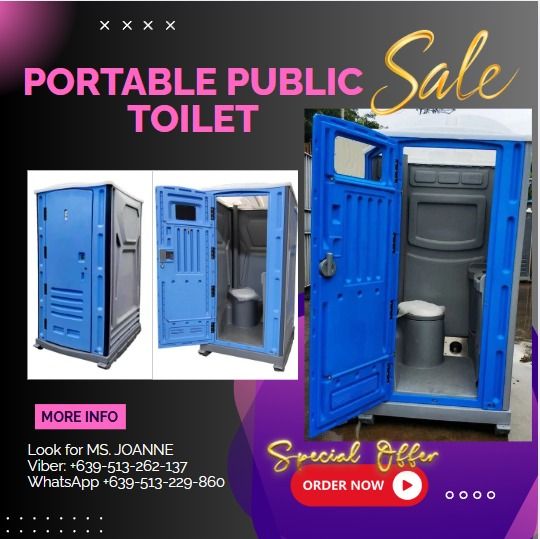 MOVABLE OUTDOOR TOILET PUBLIC PLASTIC PORTABLE TOILETS CABIN ...