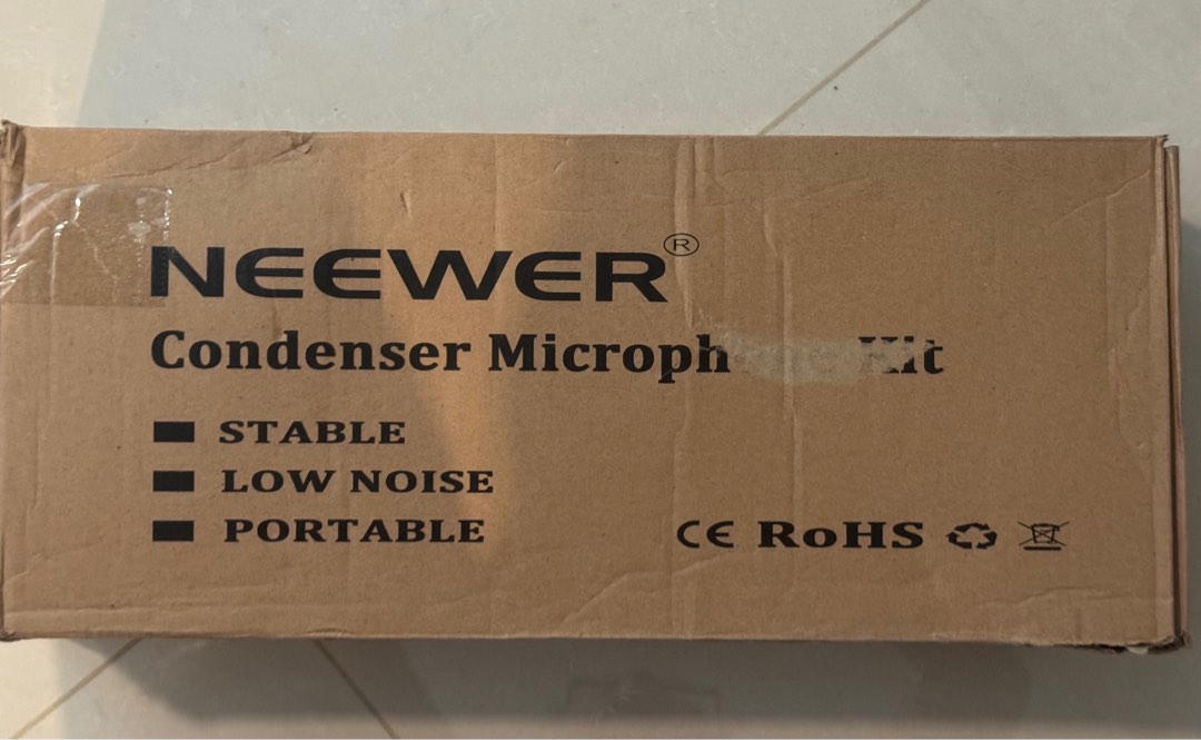 Neewer NW 700 Condenser Mic Kit, Audio, Microphones on Carousell