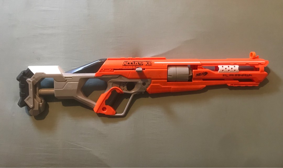 Nerf Accustrike Elite Alphahawk, Hobbies & Toys, Toys & Games on Carousell