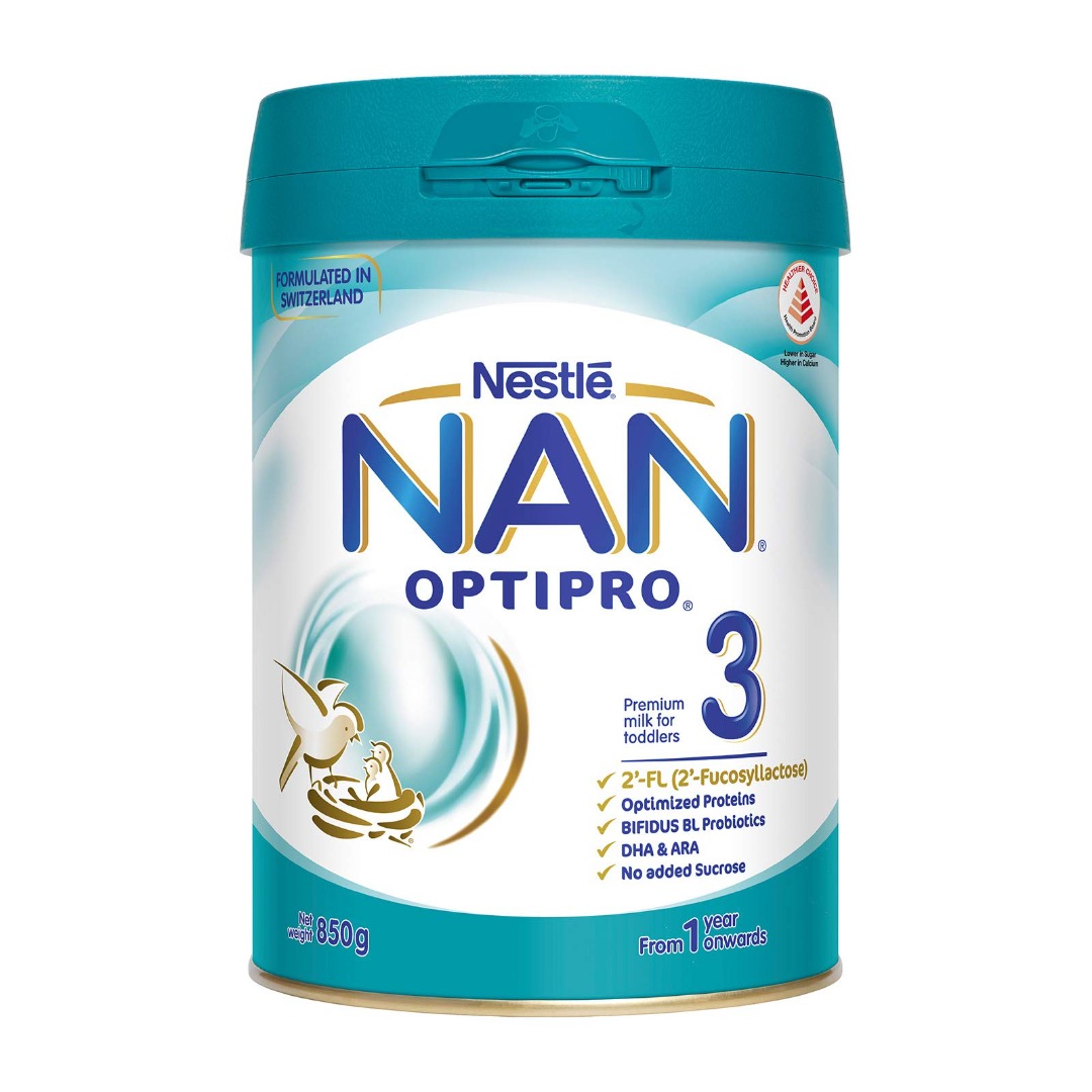 Nestlé NAN Optipro 3 Can Top, 850 Grams (EXPIRY: 24/09/2025), Food ...