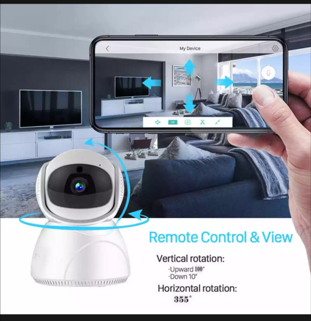 New Indoor Wireless YILOT Full HD PTZ Wifi Smart Cameras, Furniture ...