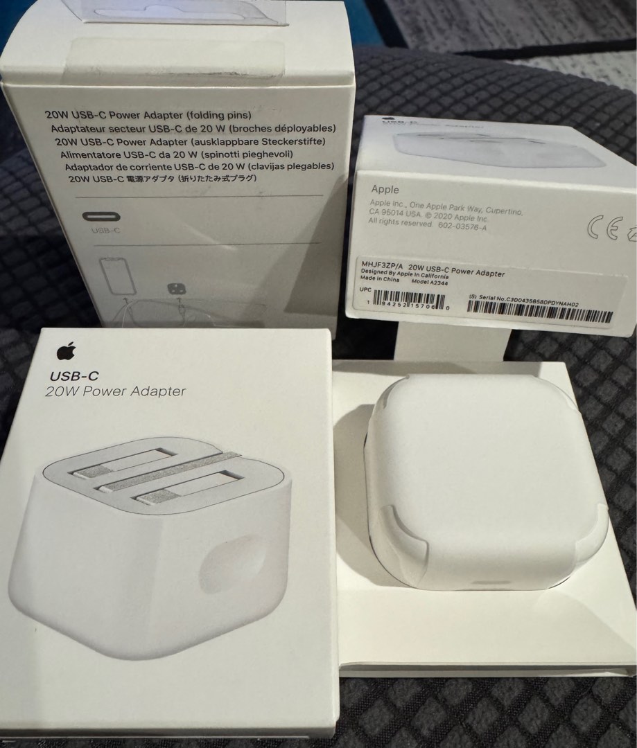 Original Apple Charger 20W USB-C Adapter, Mobile Phones & Gadgets ...