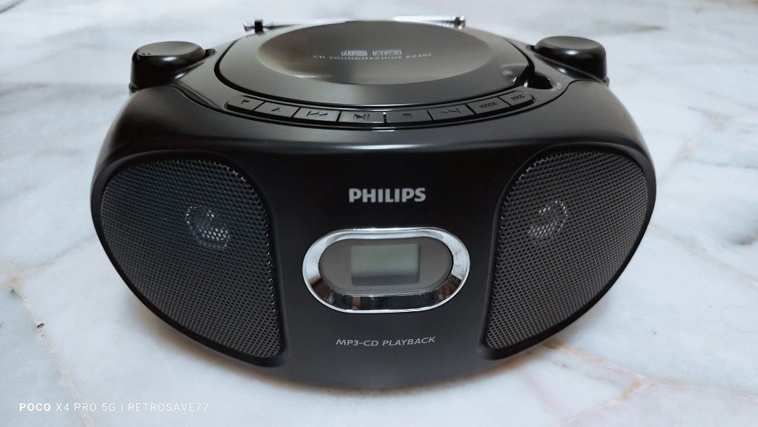 Philips AZ305 radio cd player, Audio, Portable Music Players on Carousell