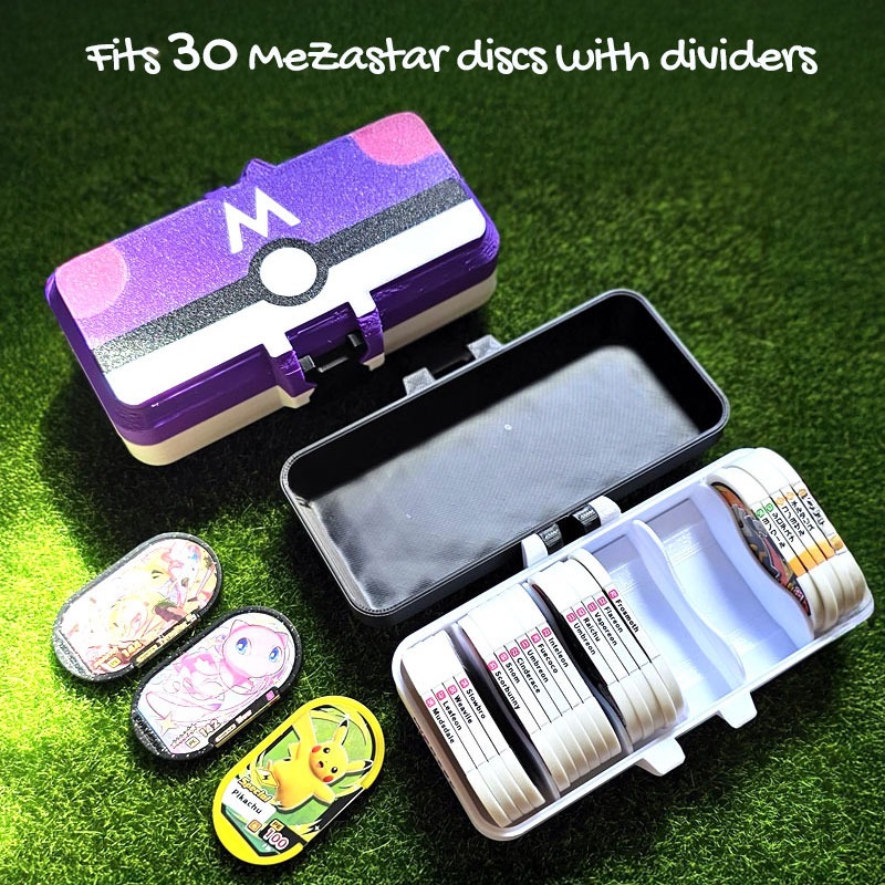 Pokemon Mezastar Disc Storage Box/Case Custom 3D Printed, Hobbies ...