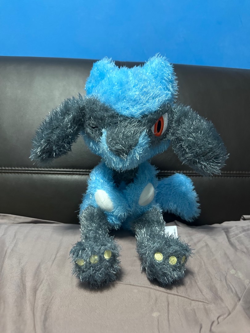 Pokemon Riolu Plush Toy, Hobbies & Toys, Toys & Games on Carousell