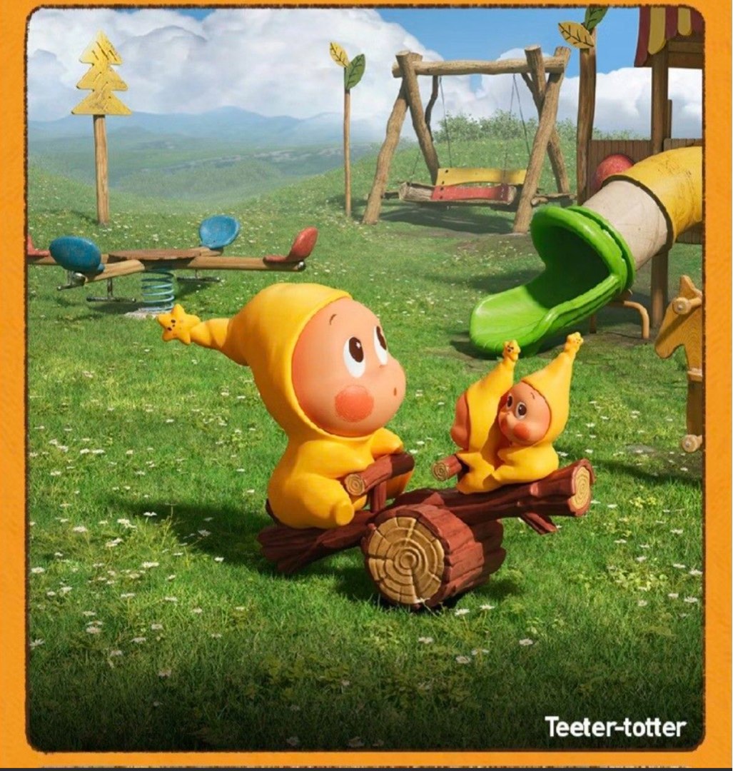 Pop mart BNIF Twinkle twinkle be a little star - teeter totter + little ...