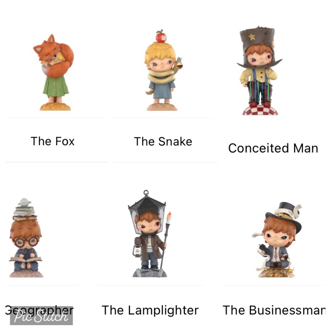 Popmart Hirono x Le Petit Prince Series Figurines - The Geographer, The ...