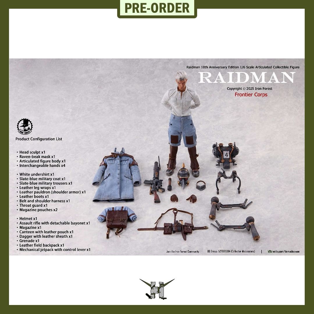 PRE-ORDER!! 1/6 Frontier series Raidman 10th Anniversary Edition NEU ...