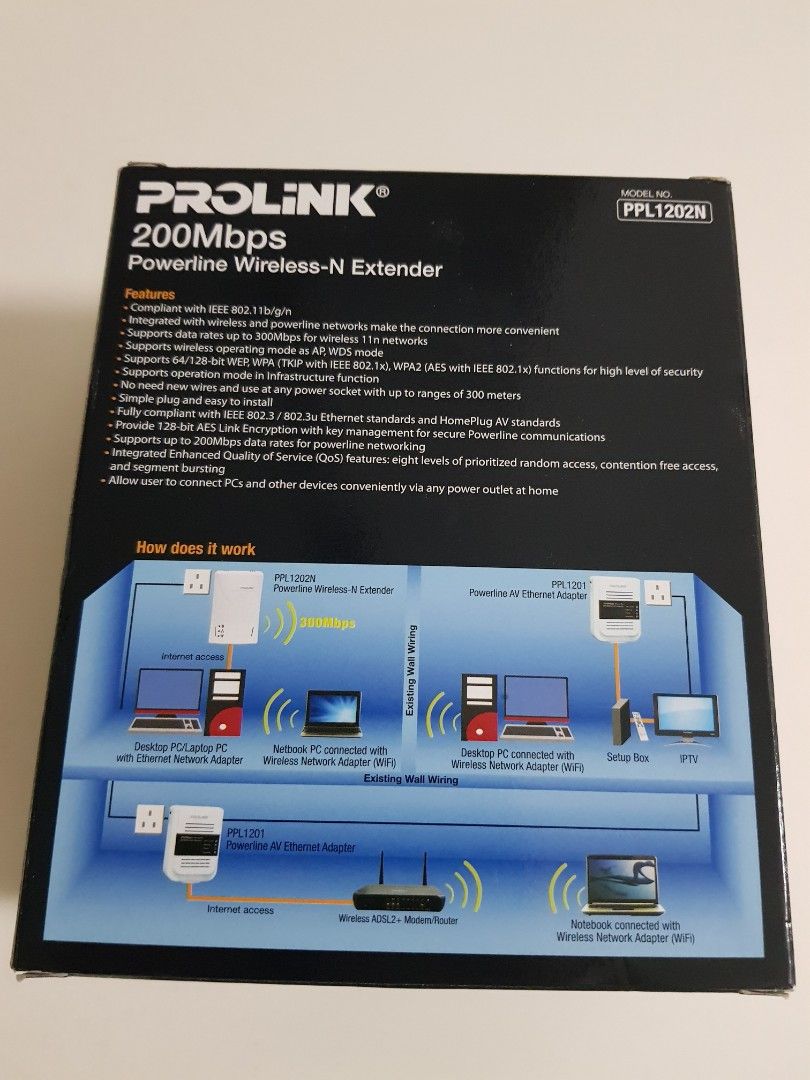Prolink Wifi Extender, Computers & Tech, Parts & Accessories ...