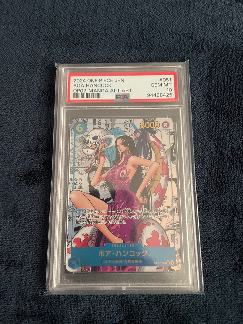 PSA10 Manga Boa Hancock OP7 One Piece Japanese, Hobbies & Toys, Toys ...