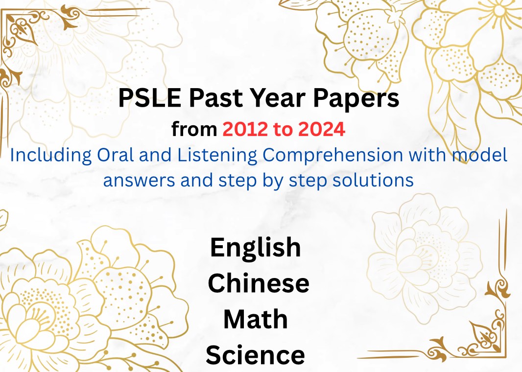 PSLE past year papers PDF 2012-2024, Announcements on Carousell