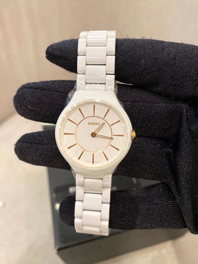 RADO TRUE THINLINE WHITE CERAMIC REF R2795810230MM QUARTZ WATCH, Luxury ...