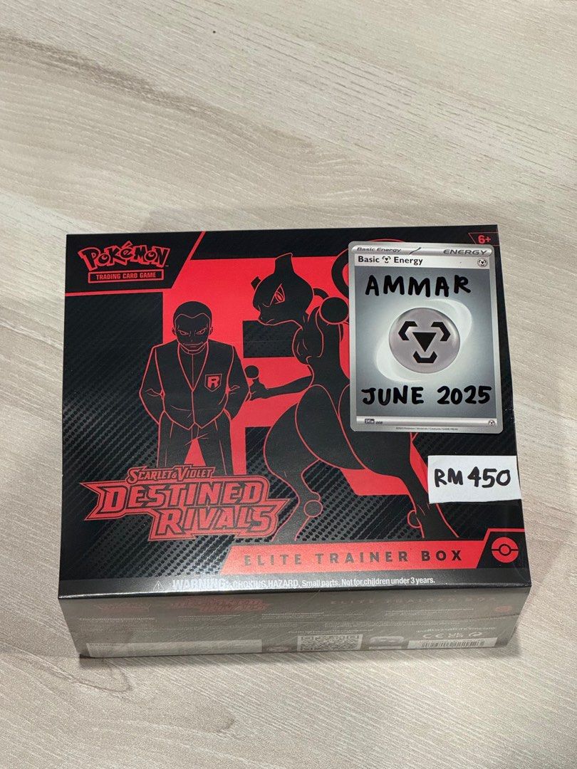 [READ DESCRIPTION] ETB DESTINED RIVALS POKEMON, Hobbies & Toys, Toys ...