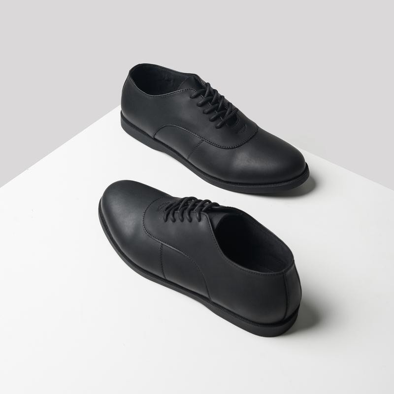 Sepatu Pria Casual Formal Brodo Parang Hitam Black Ukuran 41, Fesyen ...