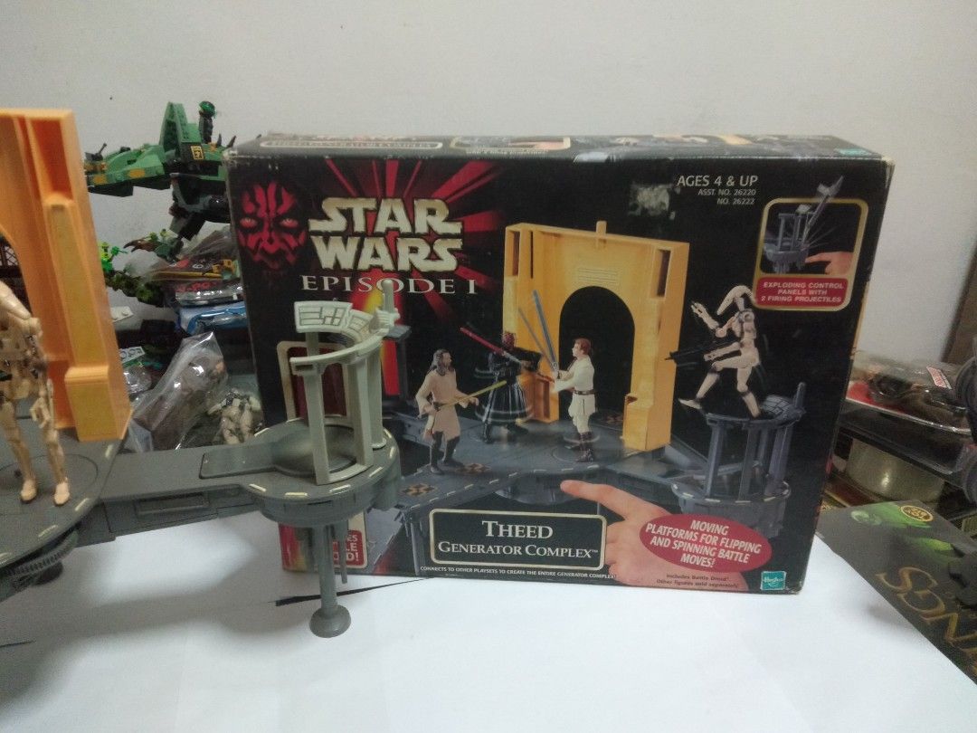 Star Wars Episode I The Phantom Menace Theed Generator Complex Playset ...