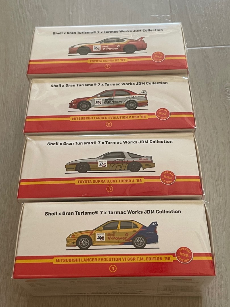 Tarmac works Shell Set of 4 (final set), Hobbies & Toys, Toys & Games ...