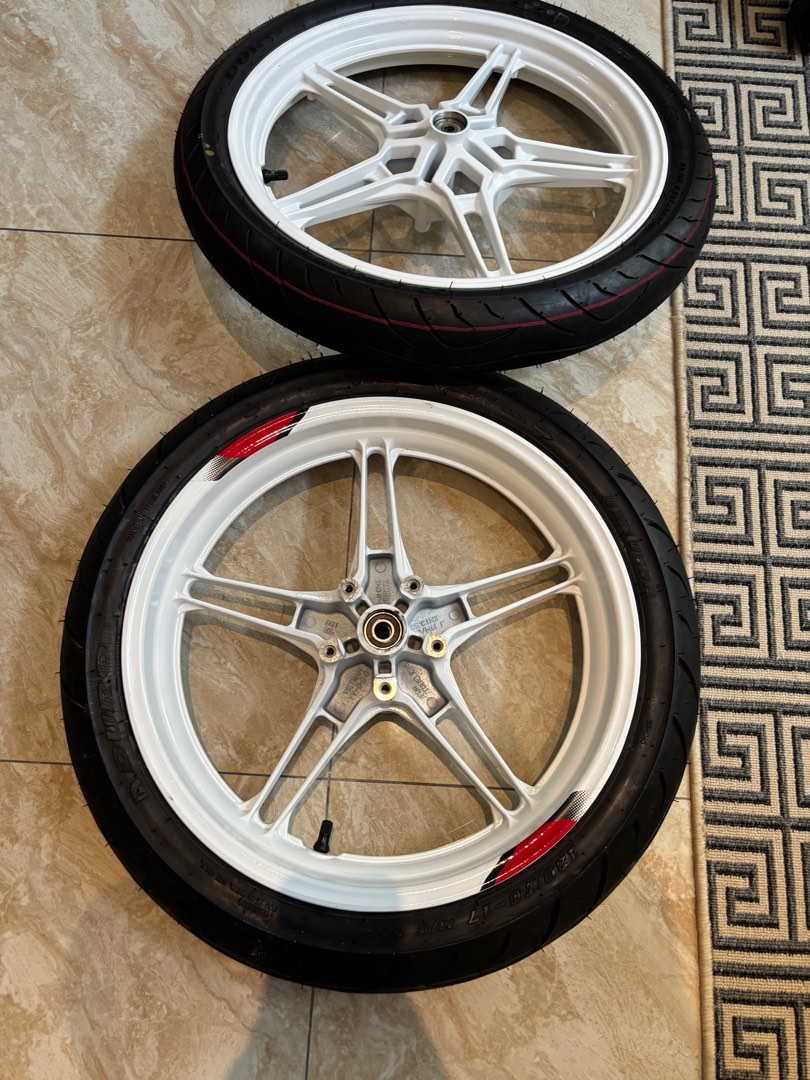 TAYAR + RIM STANDARD Y16, Motorbikes on Carousell