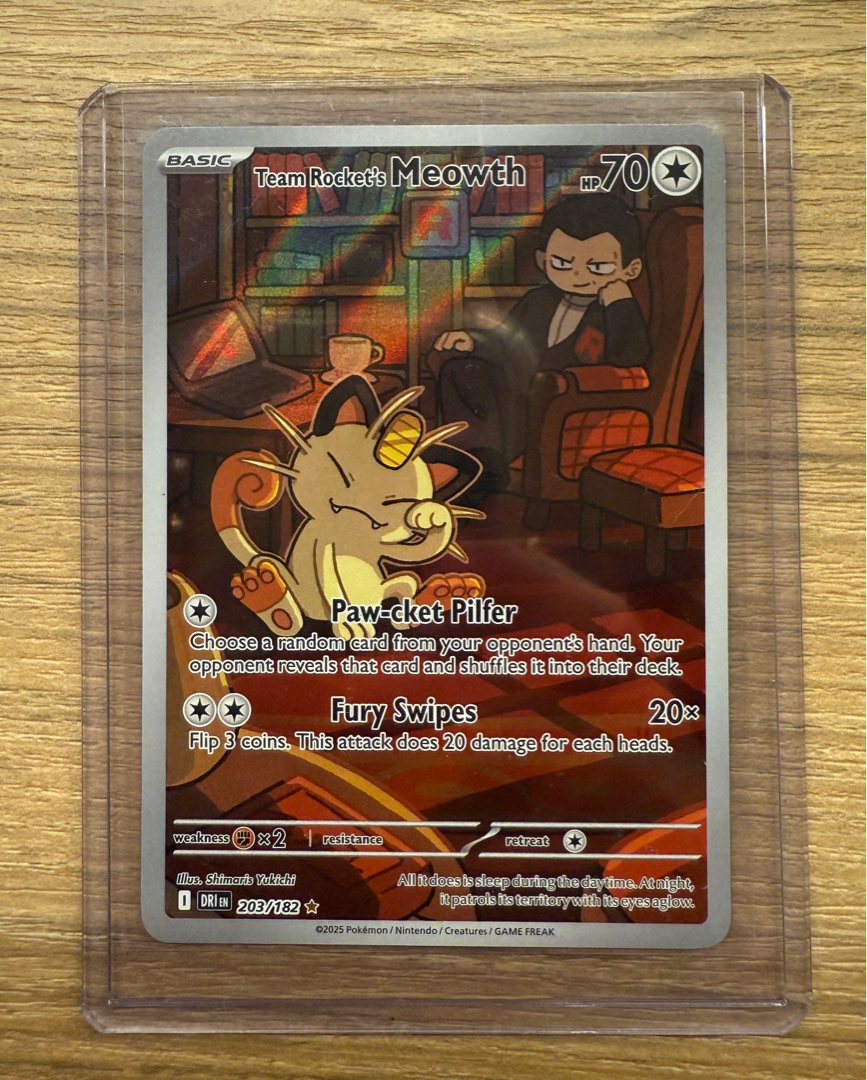 Team Rocket's Meowth - Destined Rivals, Hobbies & Toys, Toys & Games on ...