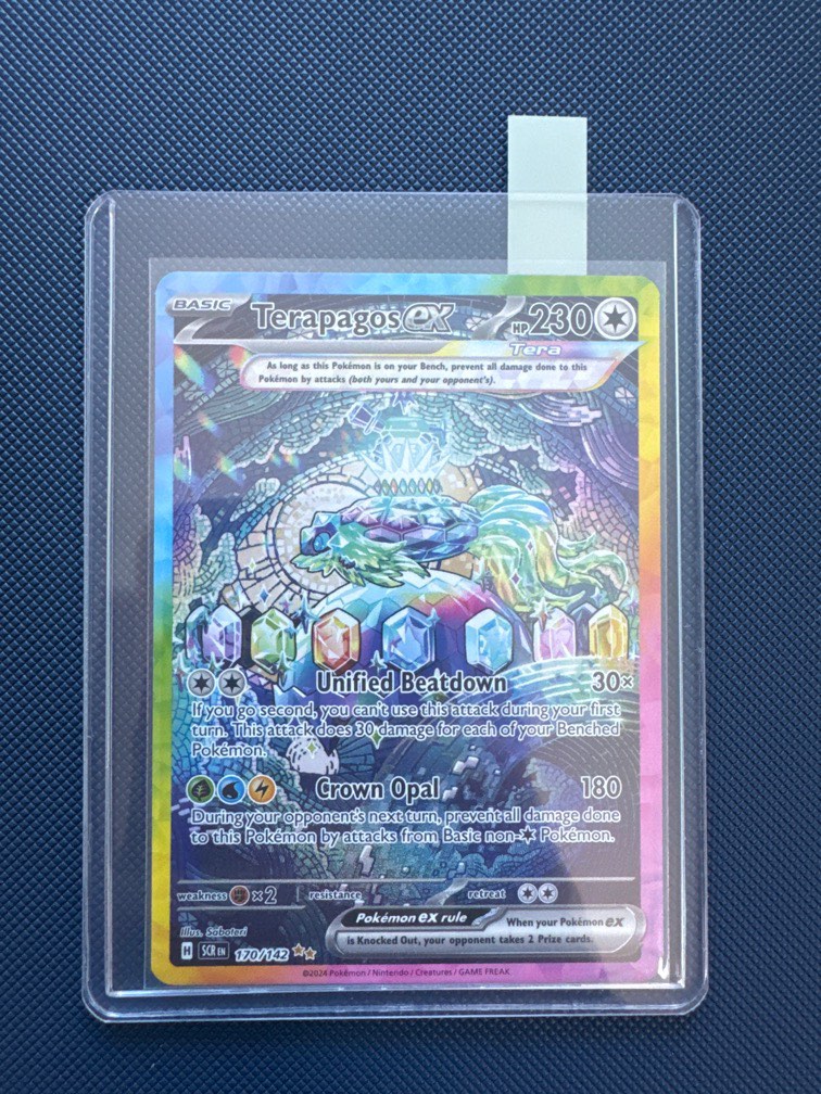 Terapagos EX SIR Stellar Crown, Hobbies & Toys, Toys & Games on Carousell