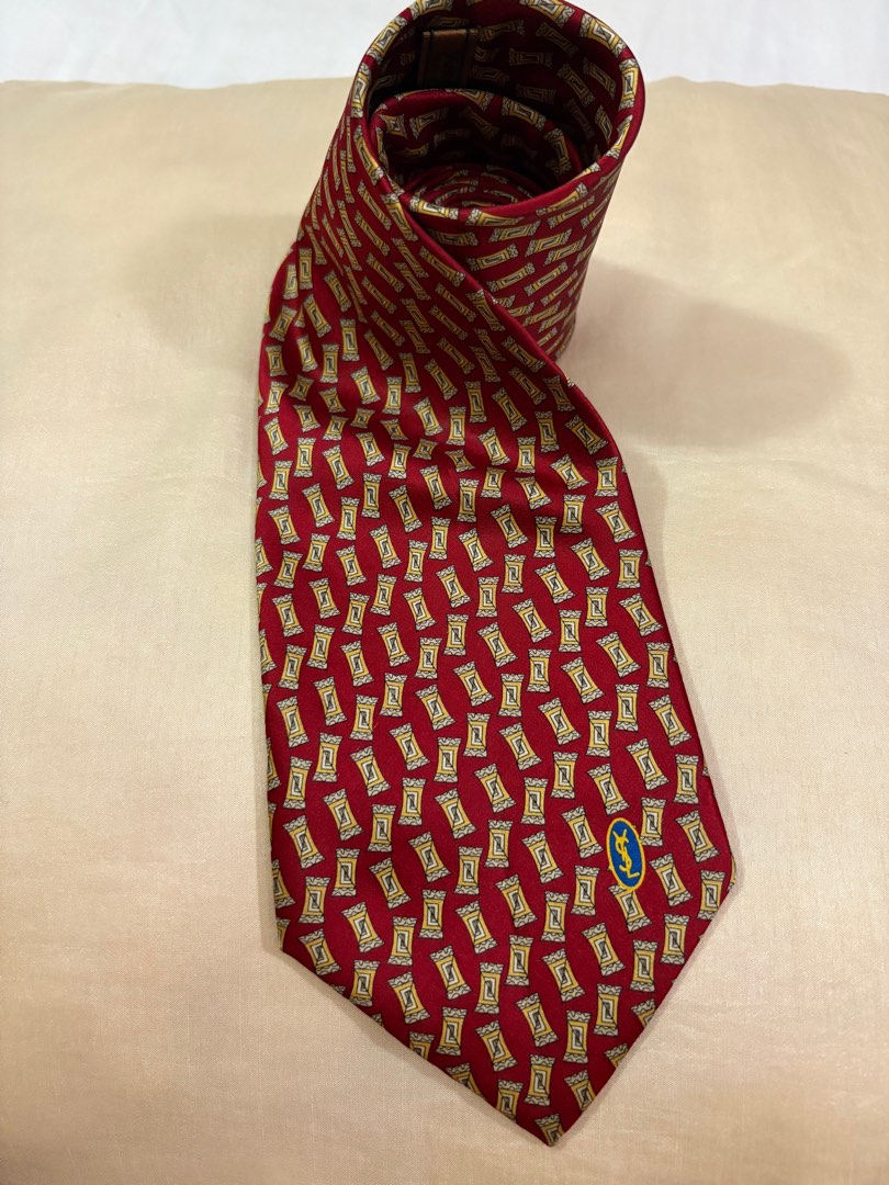 YSL Original Ties, Men's Fashion, Watches & Accessories, Ties on Carousell