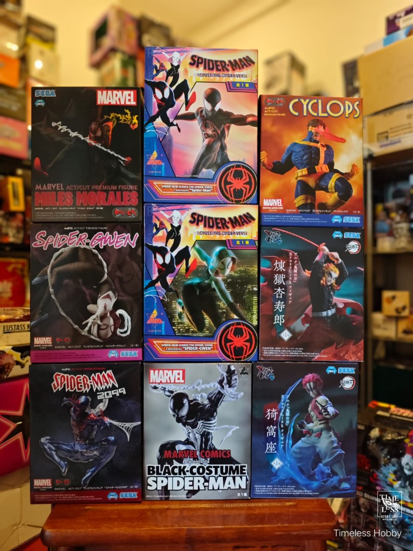 TIMELeSS HOBBY SEGA Miles Morales SpiderMan Cyclops Spider Gwen ...