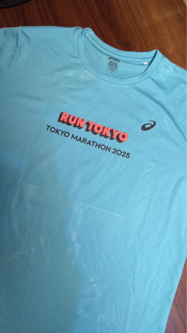 Tokyo Marathon 2025 Merch, Fesyen Pria, Pakaian , Atasan di Carousell