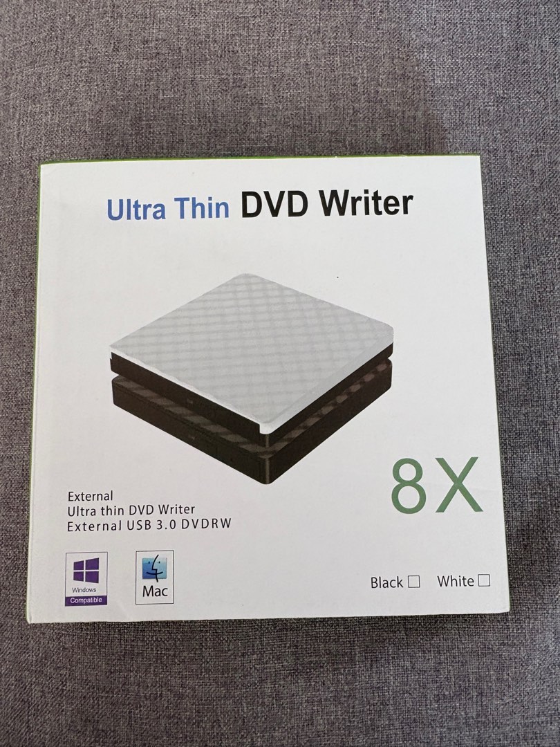 Ultra Thin DVD Writer, Computers & Tech, Parts & Accessories, Hard Disks & Thumbdrives on Carousell