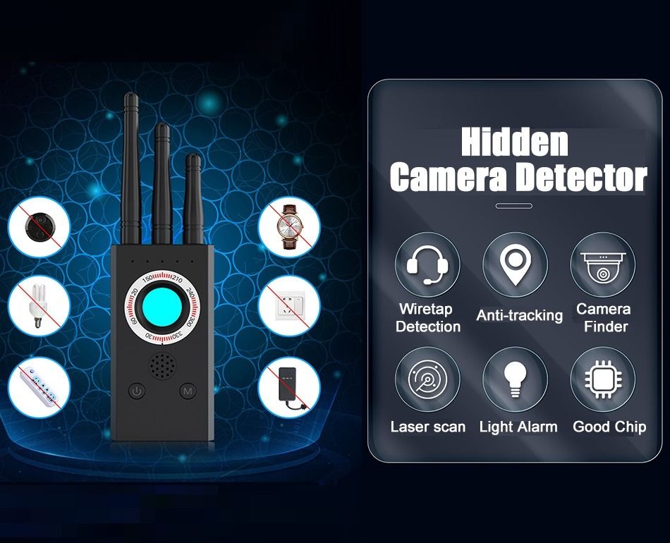 USB 充電 T16 射頻訊號偵測器智慧訊號連帶有訊號指示器的隱藏式音訊攝影機 fdpckp USB Rechargeable T16 RF ...