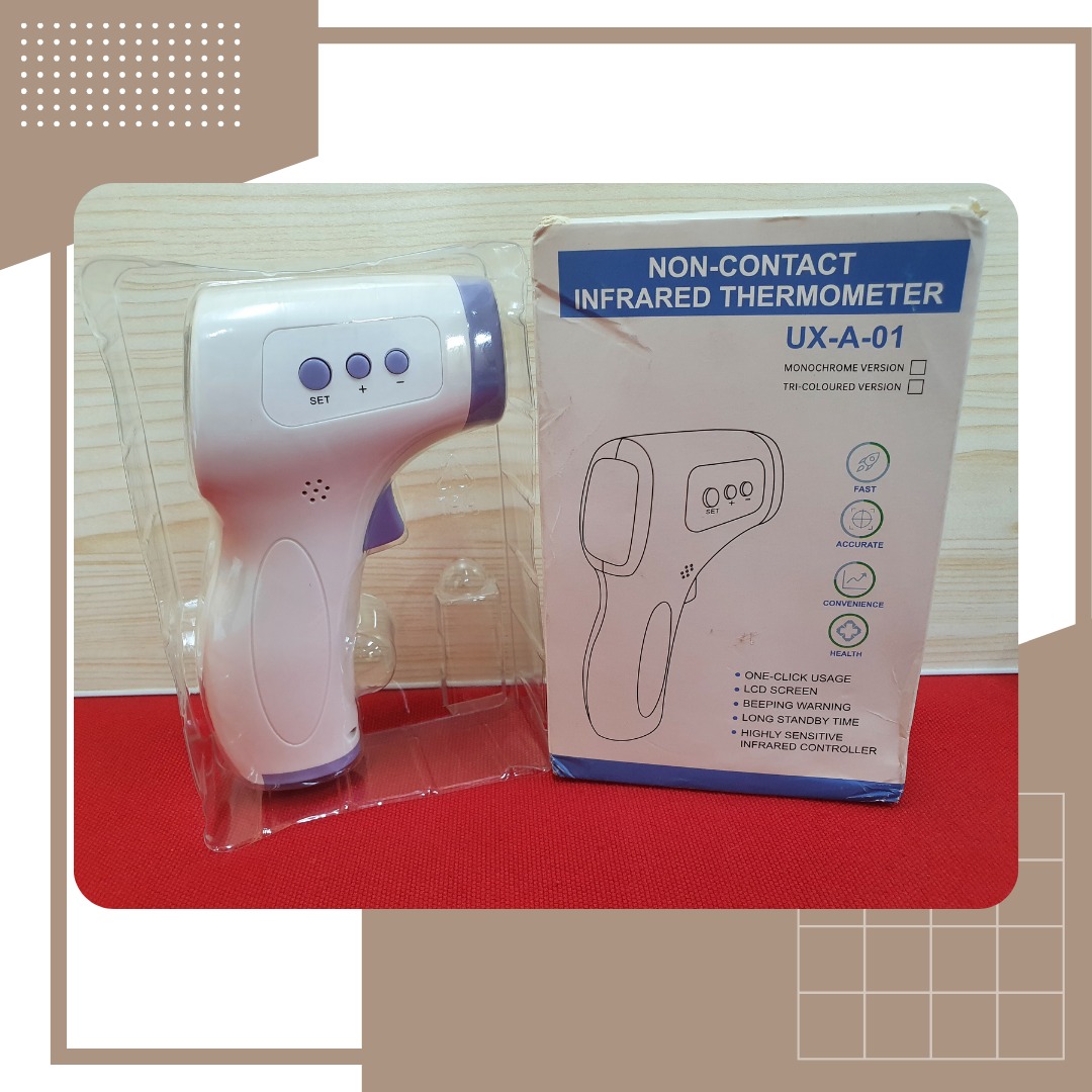 UX-A-01 ORIGINAL Non-contact Infrared Thermometer, Health & Nutrition ...