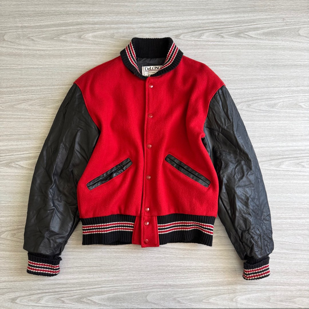 Vintage Delong Varsity Jacket, Men's Fashion, Coats, Jackets and ...