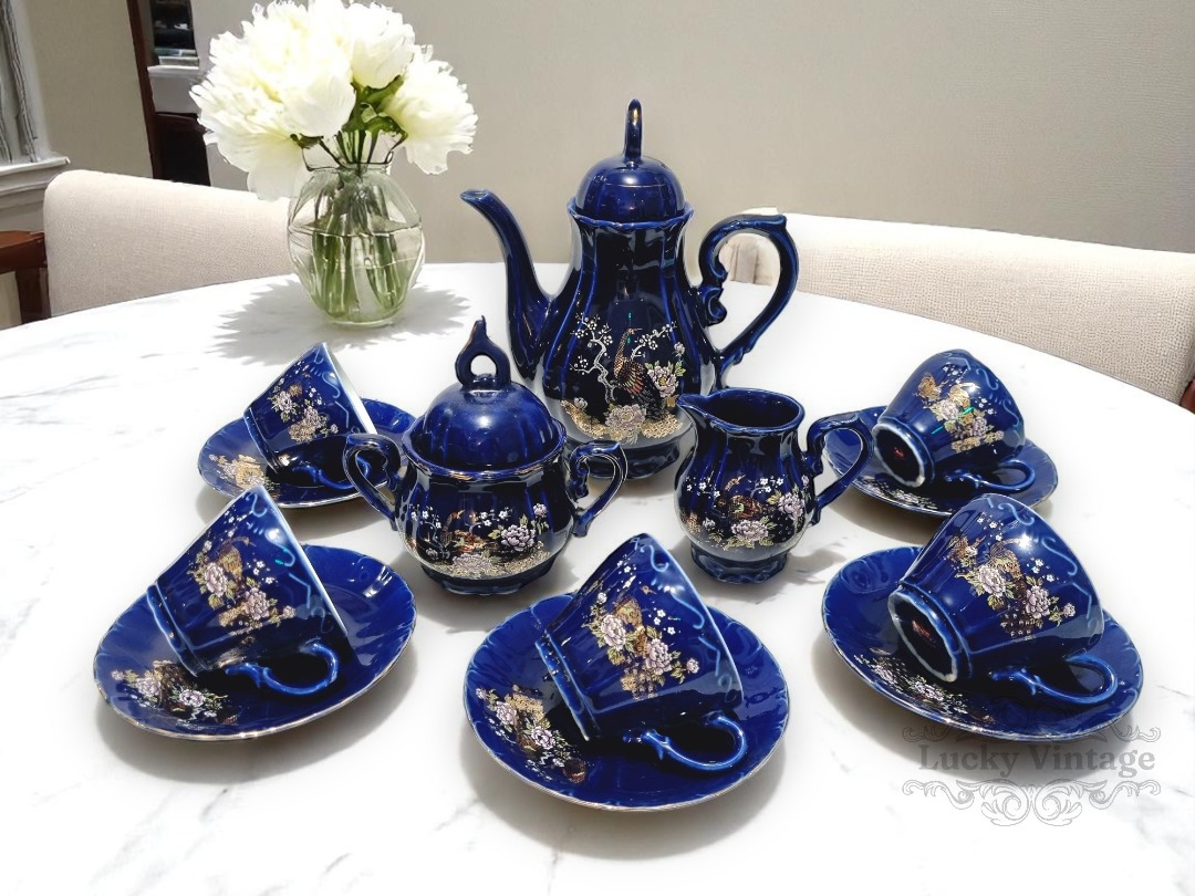 Vintage Yamato 1886 Made In Japan Tea Set Keramik Porselen Coffee Set ...