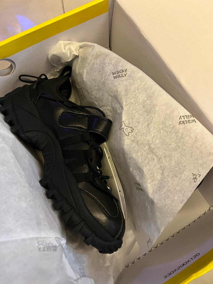 Wacky Willy Flory Mary Jane Sneakers Black, Women's Fashion, Footwear ...