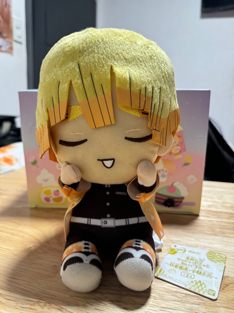 Zenitsu Bandai Spirits plush, Hobbies & Toys, Toys & Games on Carousell