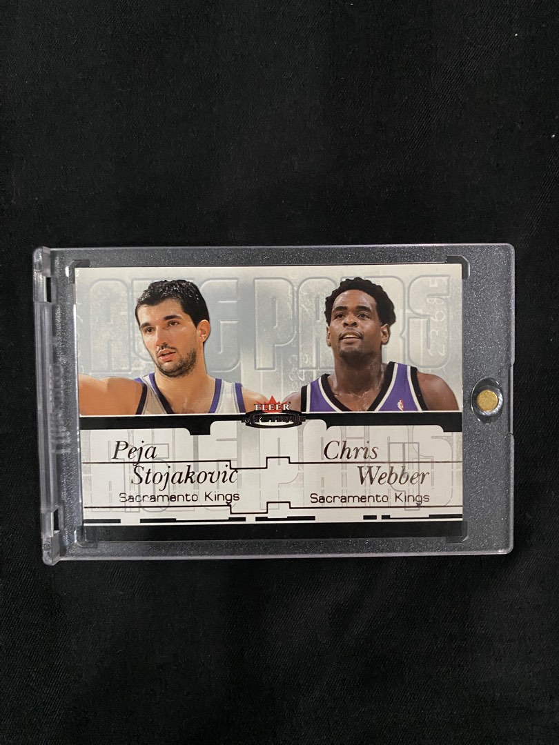 2003-04 Fleer Mystique Awe Pairs Peja Stojakovic / Chris Webber #421/ ...