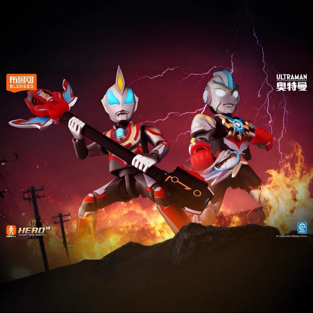 [9PCS SEALED NO REPEAT][12cm] BLOKEES Original Galaxy Wave 14 ULTRAMAN ...