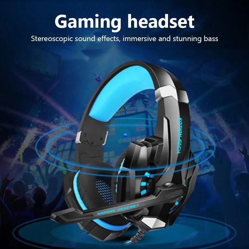 Adjustable G9000/G2000/G3100 Stereo Wired Gaming Headset with Mic LED ...