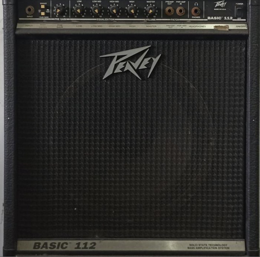 Amplifier Amply Bass Guitar Peavey Basic 112, Musik & Media, Alat di Carousell